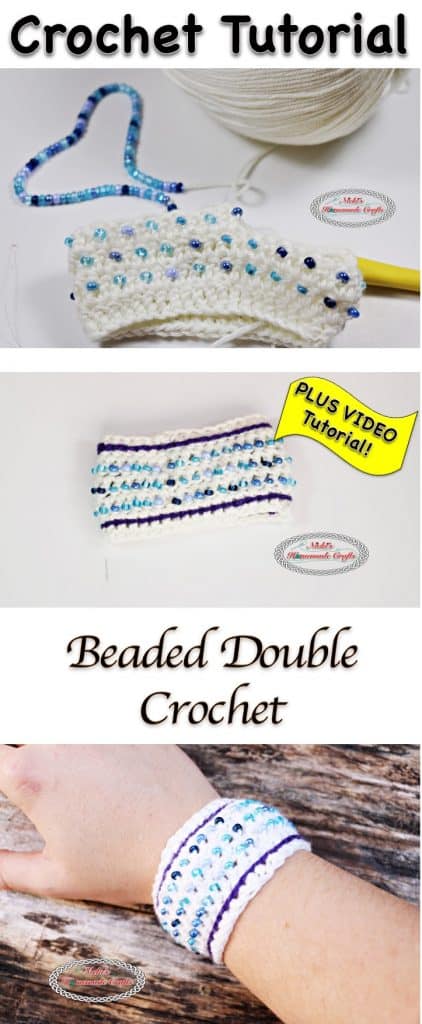How To Crochet With Beads - Free Tutorial - Nicki's Homemade Crafts