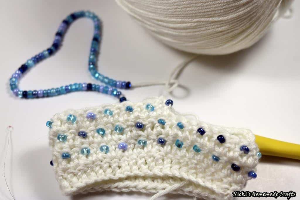 How To Crochet With Beads - Free Tutorial - Nicki's Homemade Crafts
