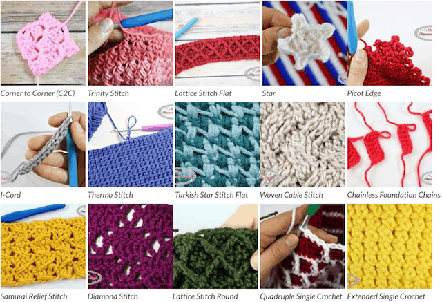 Advanced Crochet Stitches - Nicki's Homemade Crafts