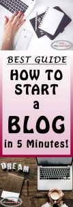 How to START your own BLOG in 5 MINUTES! - Nicki's Homemade Crafts