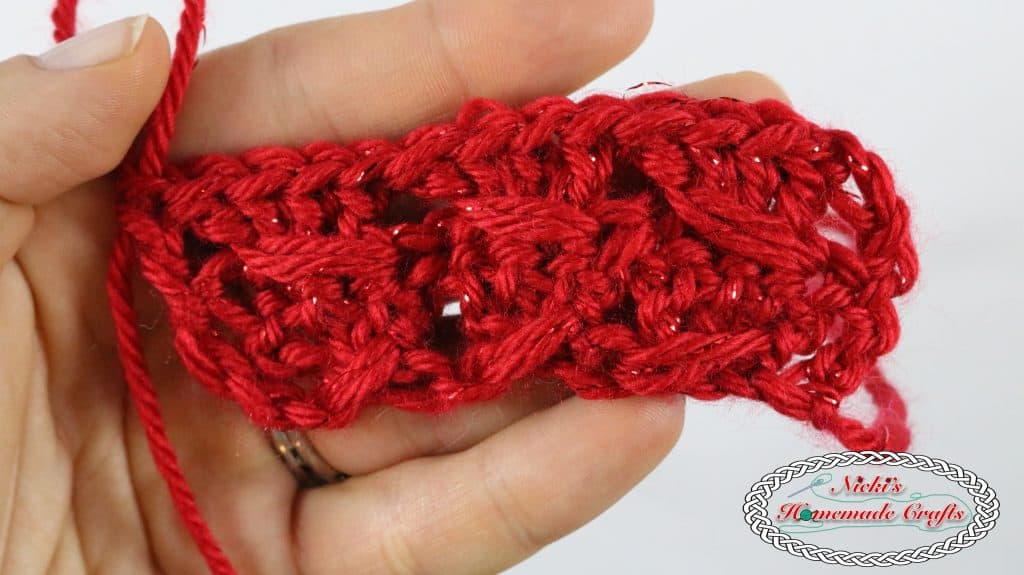 Free Tutorial: Samurai Crochet Relief Stitch - Nicki's Homemade Crafts