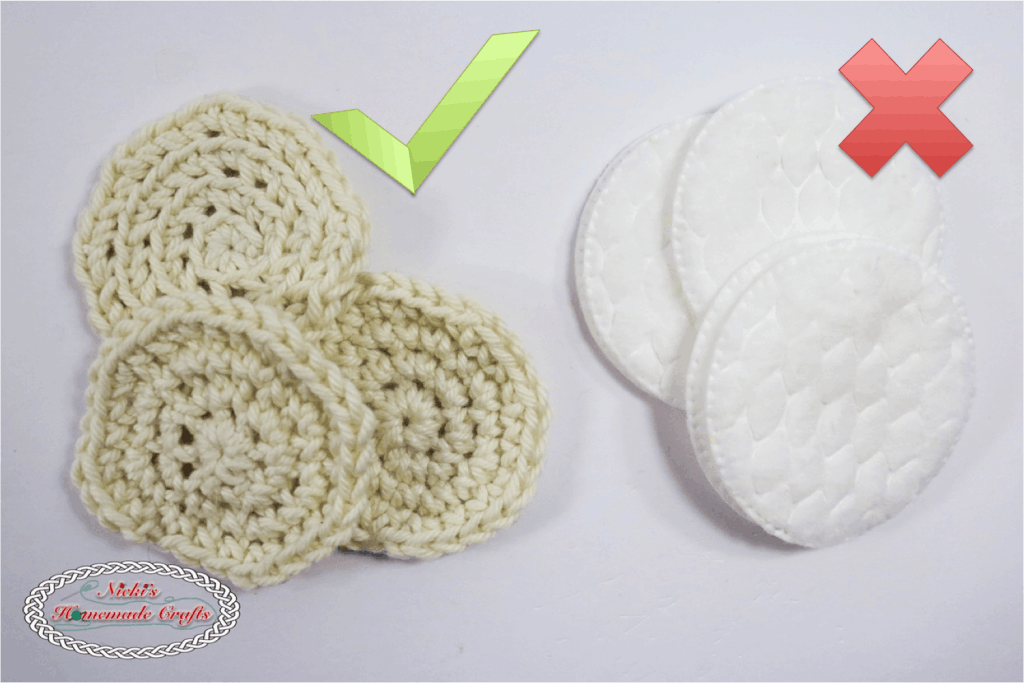 Cotton Pads and Facial Scrub Crochet - Nicki's Homemade Crafts