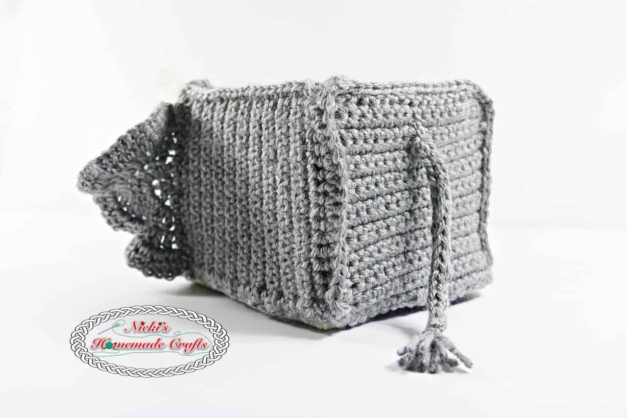 How to crochet a cute Elephant Tissue Box Cover - Free Pattern