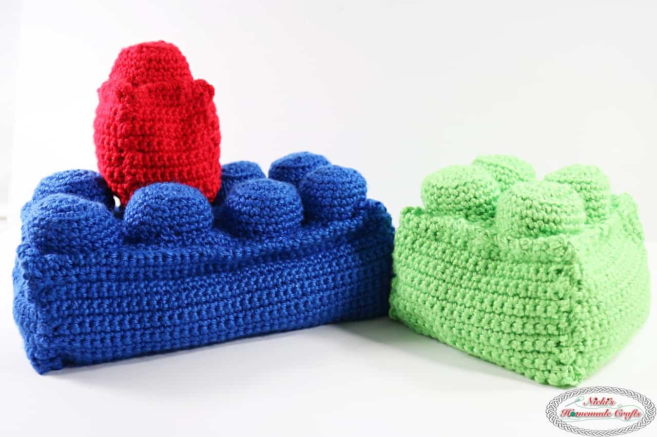 Super Fun Stackable Crochet Bricks - Free Pattern For Kids - Nicki's ...