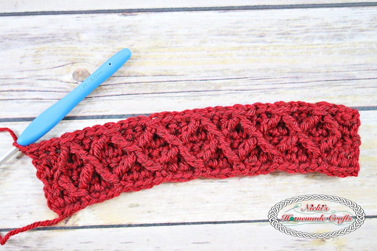 Beautiful Crochet Lattice Stitch Scarf Pattern - Nicki's Homemade Crafts