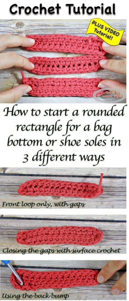 How to crochet bag bottom in 3 different ways - Free Crochet Tutorial ...
