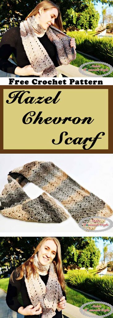Beautiful Chevron Scarf Free Crochet Pattern - Nicki's Homemade Crafts