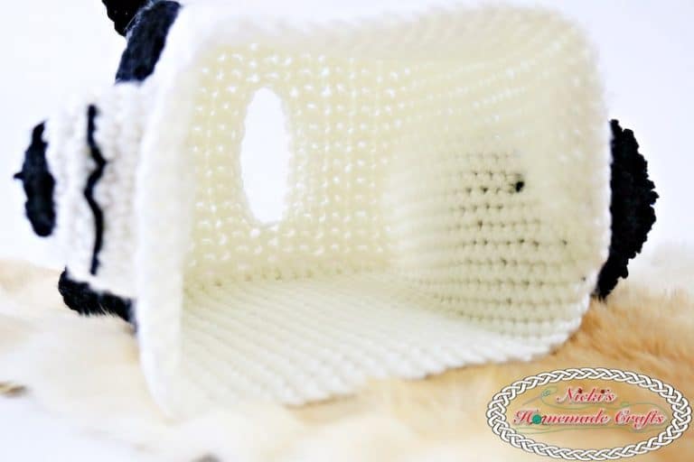 Crochet Tissue Box Cover of a Panda - Nicki's Homemade Crafts