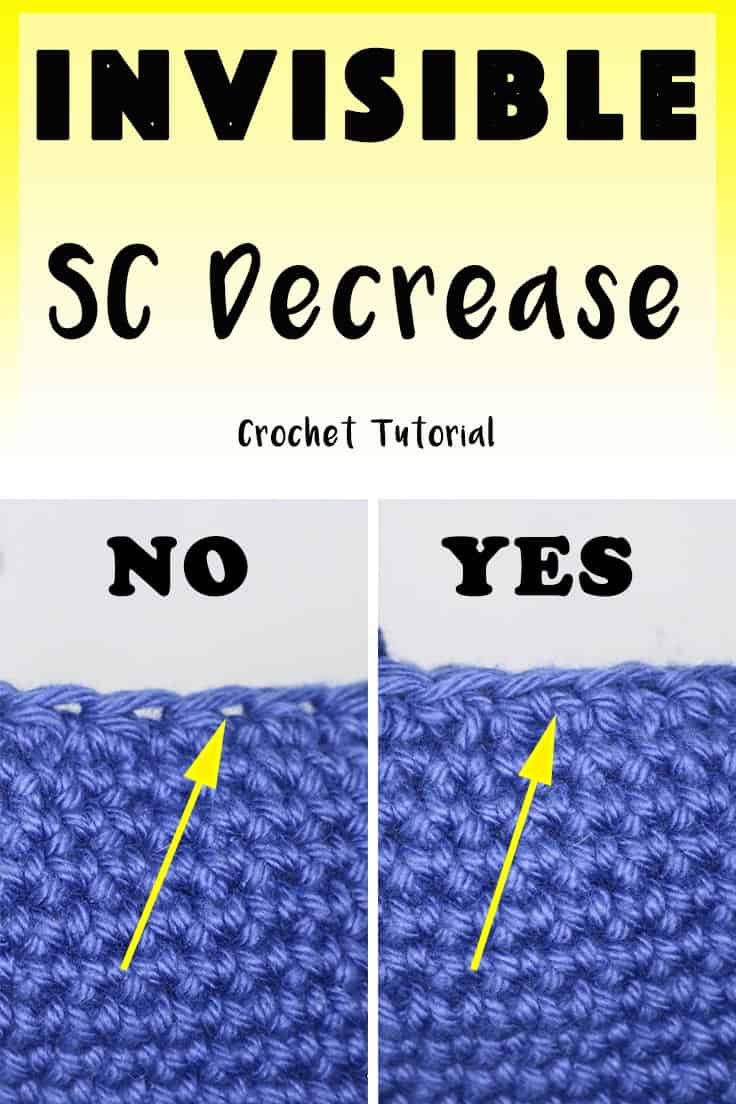 How Crochet The Invisible Single Crochet Decrease Photo And Video