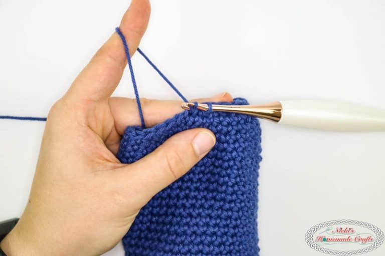 How to Crochet Invisible Decrease - Nicki's Homemade Crafts