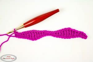 Long Wave Crochet Stitch Pattern Photo and Video Tutorial