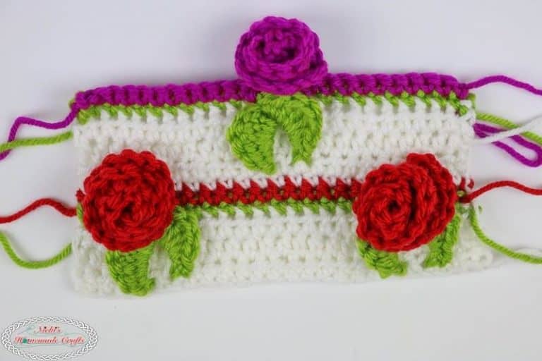 Rosebud Crochet Stitch Pattern - Detailed Photo and Video Tutorial