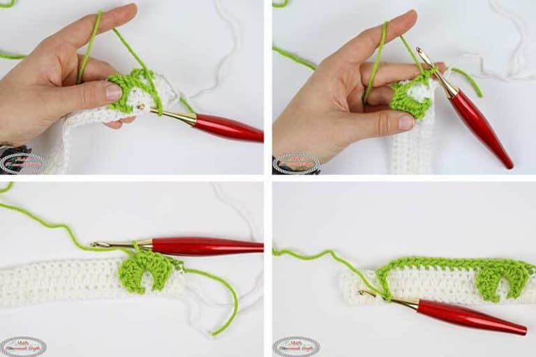 Rosebud Crochet Stitch Pattern - Detailed Photo and Video Tutorial
