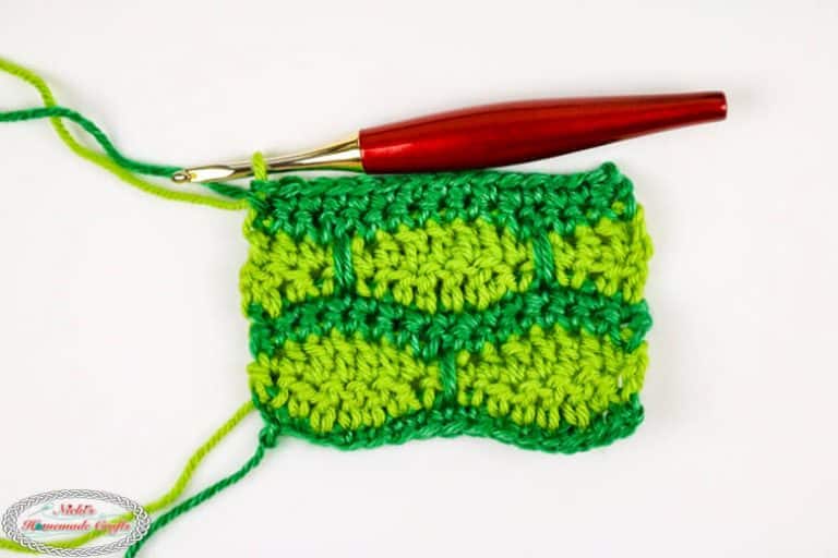 Easy Brick Crochet Stitch Free Tutorial - Nicki's Homemade Crafts