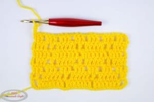 How to Crochet the Diamond Lace Stitch Pattern - Detailed Tutorial