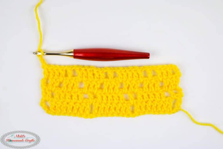 How to Crochet the Diamond Lace Stitch Pattern - Detailed Tutorial