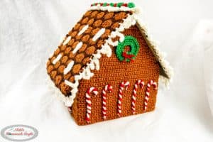 How to Crochet a Gingerbread House for Christmas - Free Pattern