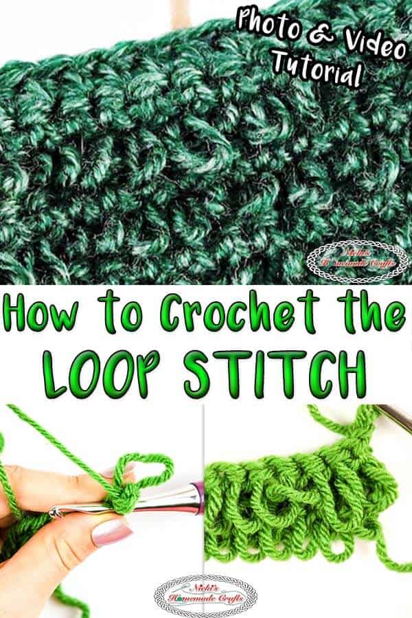 How to Crochet Loop Stitch to Add texture & Dimension In Projects