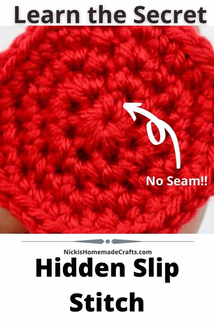 Crochet a Hidden Slip Stitch to Create an Invisible Seam