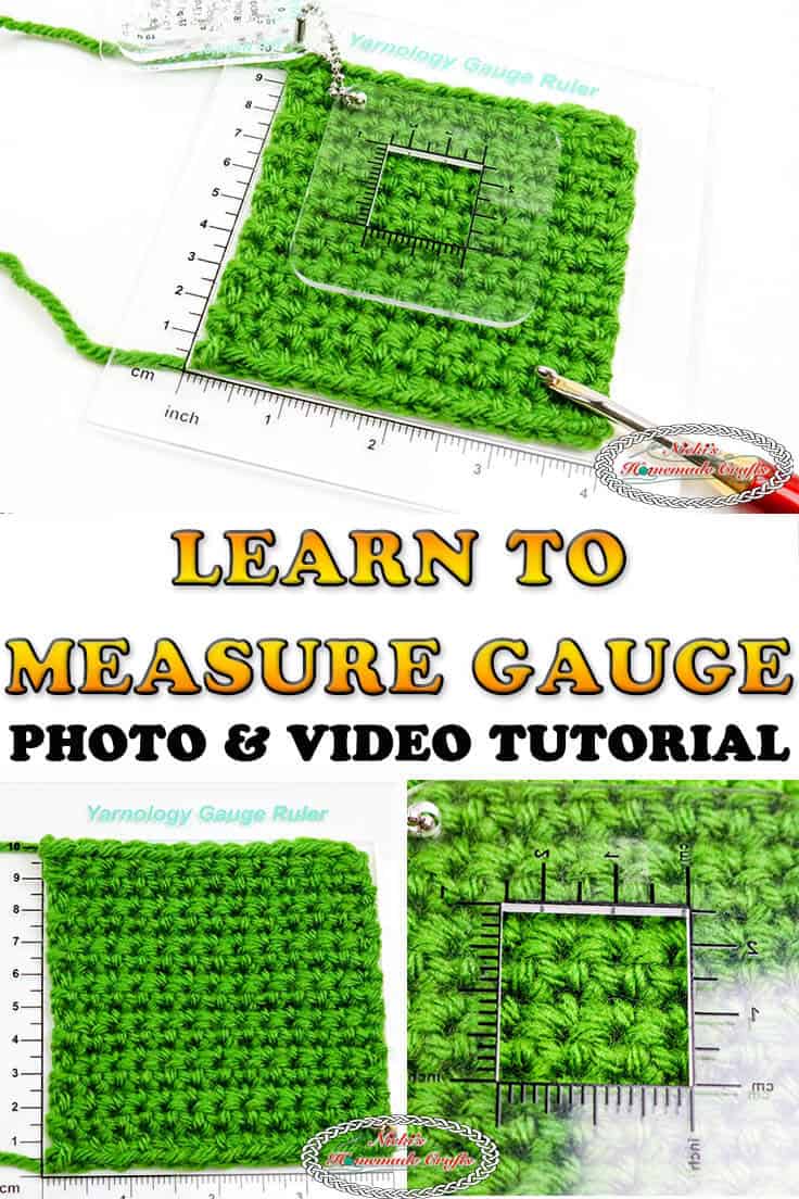 Crochet Gauge - How to Measure & Adjust in Crochet Amazingly Easy