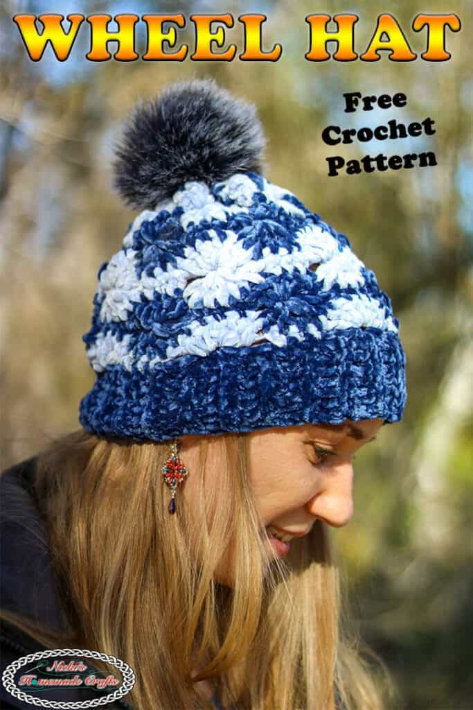How to Crochet a Velvet Hat using the Wheel Stitch - Free Pattern