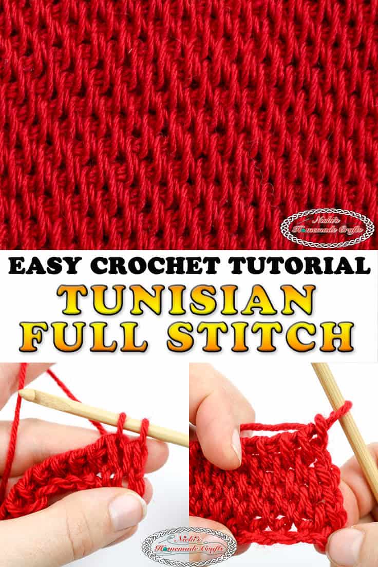 How to Crochet the Tunisian Full Stitch - Easy Tutorial