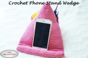 Easily Crochet a Phone Stand - for Books & Tablet too - Nicki's ...