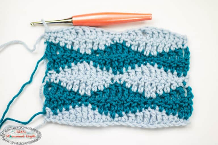 Crochet the Rolling Waves Stitch Easily - Nicki's Homemade Crafts
