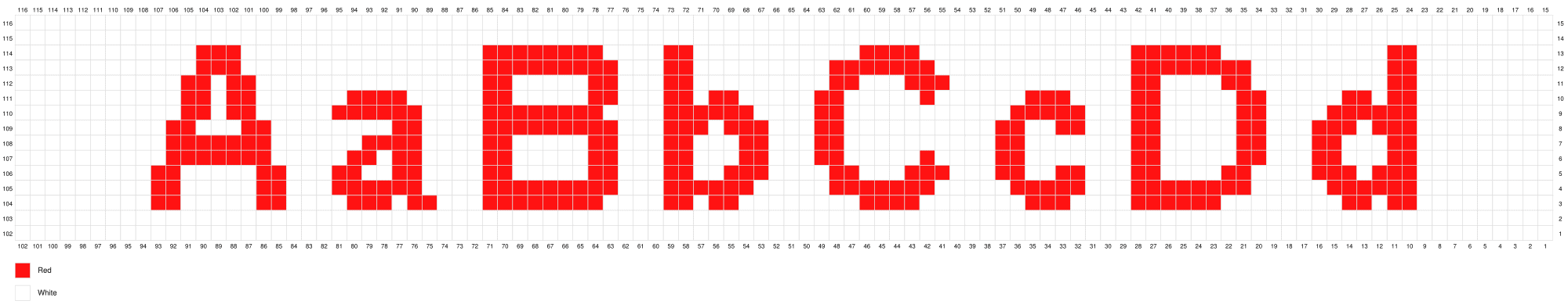 FREE C2C Alphabet Letters & Numbers Blanket Crochet Pattern