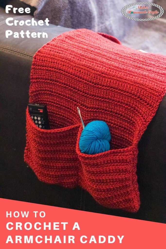 How to Crochet an Armchair Caddy Easily with this Free Pattern - Nicki ...