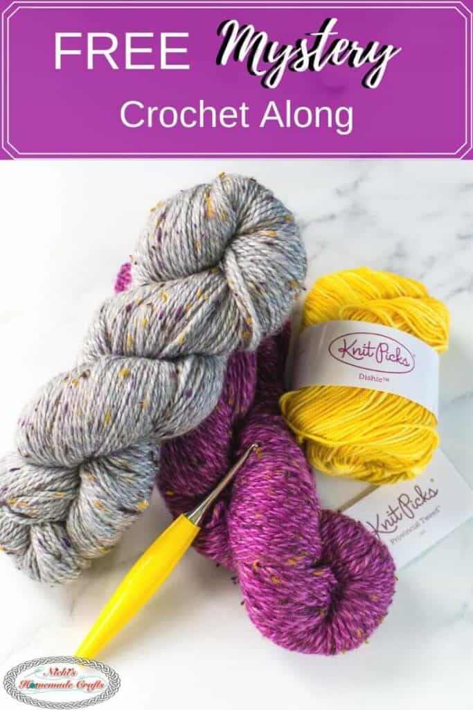 Mystery Crochet Along using WORSTED Yarn & a Beginner Friendly Pattern