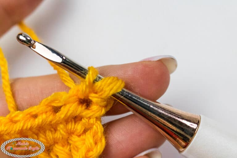 EXTENDED Half Double Crochet Stitch - Easy Tutorial for EHDC - Nicki's ...