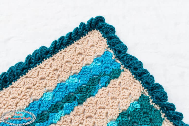 Easy Beach Crochet Blanket - Free Pattern - Nicki's Homemade Crafts