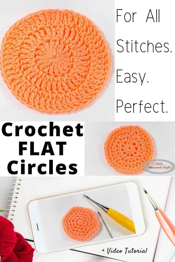 Crochet Flat Circles Every Time - Every Basic Stitch Easily - Nicki's ...