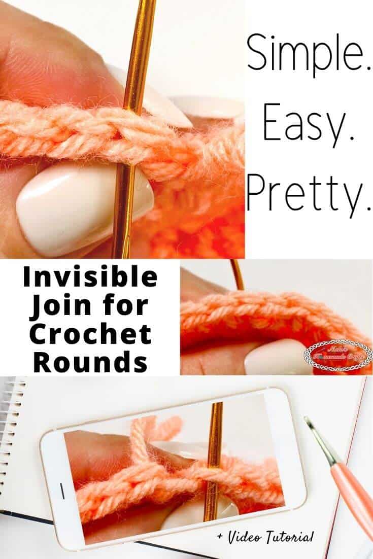 Invisible Join For Crochet Rounds - Easy Tutorial - Nicki's Homemade Crafts