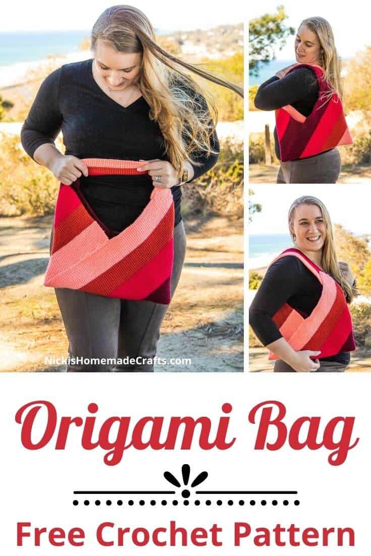 Amazing Crochet Origami Bag - Easy Free Pattern using Thermal Stitch ...