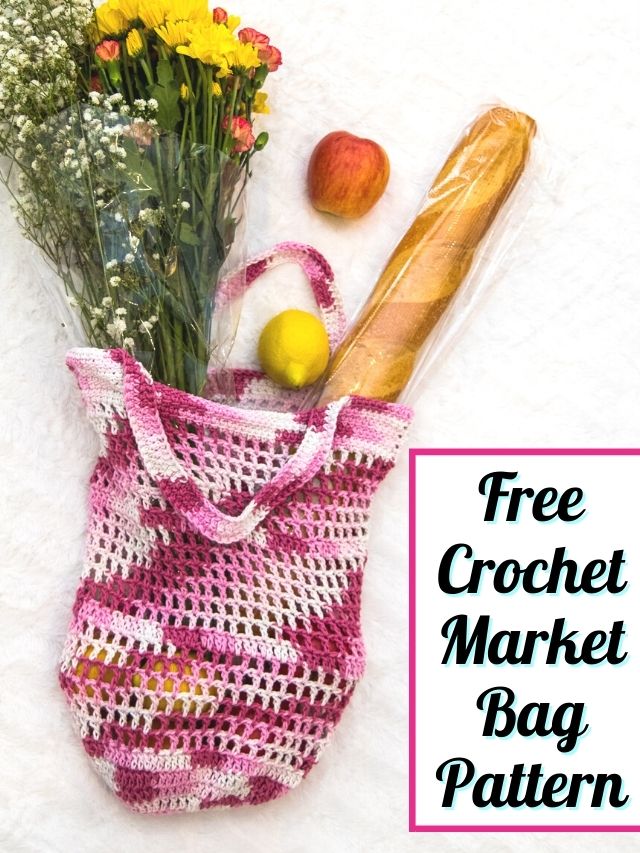 Free Filet Crochet Market Bag Pattern - Nicki's Homemade Crafts
