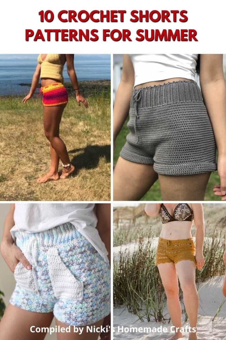 10 Amazing Crochet Shorts Patterns For Summer Nicki S Homemade Crafts