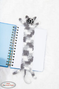 Crochet Cat Bookmark - Free Pattern - Nicki's Homemade Crafts