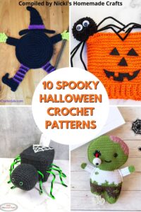 10 Spooky Halloween Crochet Patterns - Nicki's Homemade Crafts