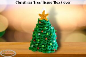 Free Crochet Christmas Tree Tissue Box Cover Pattern - Nicki's Homemade ...