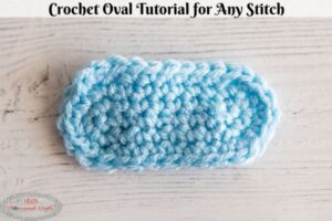 How to Crochet an Oval Pattern - Nicki's Homemade Crafts
