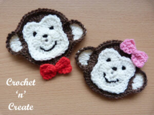 20 Cute FREE Crochet Monkey Patterns - Nicki's Homemade Crafts