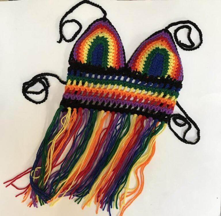 10 Free Rainbow Crochet Patterns For Pride - Nicki's Homemade Crafts