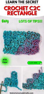 Best Crochet C2C Rectangle Pattern Tutorial & Learn to Read a Graph ...