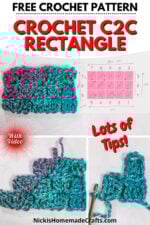 Best Crochet C2C Rectangle Pattern Tutorial & Learn to Read a Graph ...