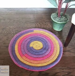 20 Free Modern Crochet Rug Patterns - Nicki's Homemade Crafts