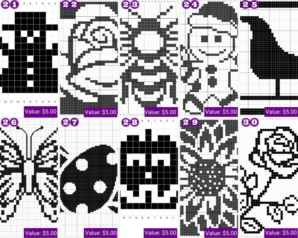 Filet Crochet Made Easy - 42 Crochet Patterns and Beginner Tutorials ...