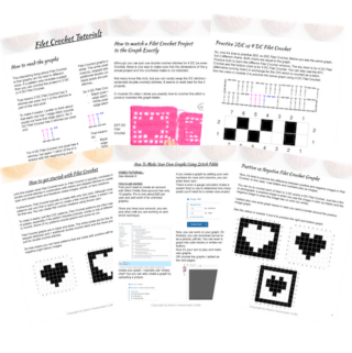 Filet Crochet Made Easy - 30 Crochet Patterns, 30 Graphs, and 26 Video ...