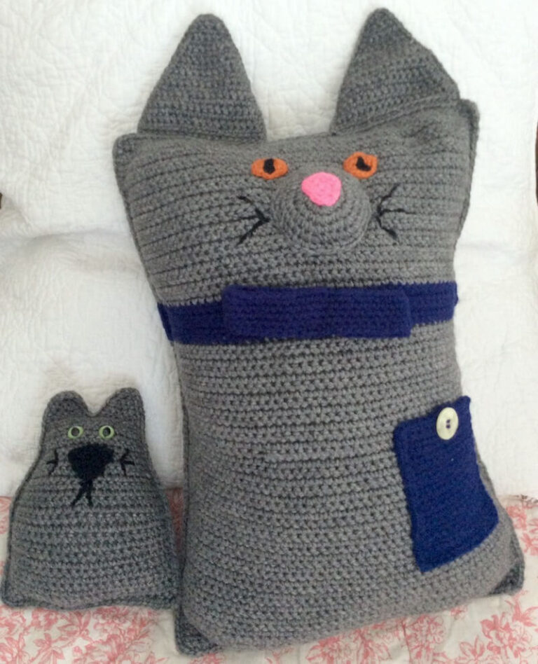 14 Fun FREE Crochet Cat Patterns - Nicki's Homemade Crafts
